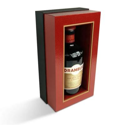 China Caixa rígida superior feita sob encomenda do vinho da parte superior do cartão com a inserção da espuma de EVA à venda