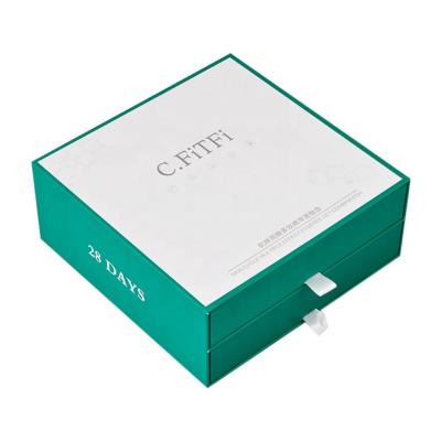 Cina Cartone rigido di lusso su misura doppia scatola del cassetto di due strati che imballa con lo scivolamento della copertura in vendita