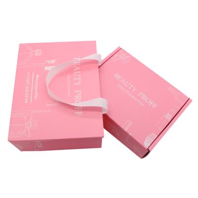 Cina Scatole di spedizione rosa calde personali e borsa di dimensione su ordinazione di Empaques Para Envios del cartone ondulato in vendita