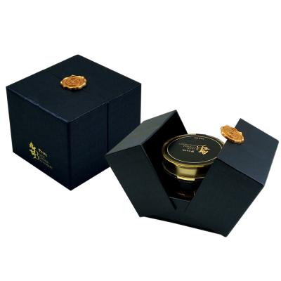 Cina Contenitore di regalo d'imballaggio del barattolo su ordinazione di Logo Printing Cardboard Honey Bottle in vendita