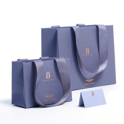 Cina Borsa nera piccola di lusso di stampa su ordinazione del regalo dell'imballaggio dei gioielli per gioielli in vendita