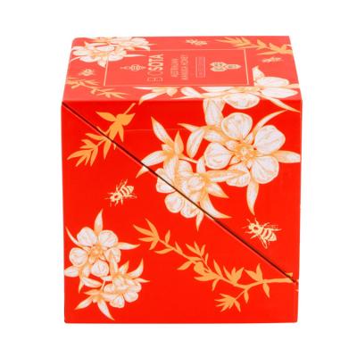 China Sondergröße druckte Pappverpackengeschenkboxluxus königlichen Honigflasche Glases zu verkaufen