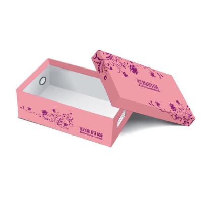 Cina Logo Printed Sneaker Heels Sandal su ordinazione Shoebox che imballa per i talloni in vendita