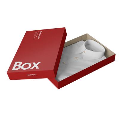 China Caixas de empacotamento da camisa feita sob encomenda de Logo Printed Apparel Clothing Garment BT para o t-shirt à venda