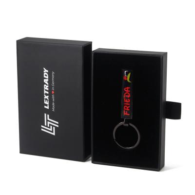 Cina Logo su ordinazione stampato facendo scorrere il contenitore di regalo d'imballaggio a catena chiave del cassetto per la catena chiave in vendita