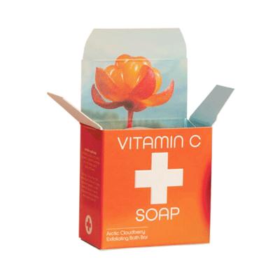 Cina Contenitori di imballaggio su ordinazione di Logo Printing Paper Handmade Soap Antivari per sapone fatto domestico in vendita
