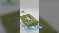 Custom Printed Foldable Food Pastry Paper Box | FlexiBox Food Packaging
