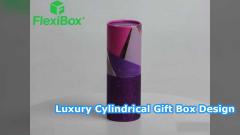 Luxury Cylindrical Gift Box | Custom Cosmetic Packaging Box