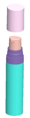 China Vacuum pump plastic airless bottle shatterproof 5ml 8ml 10ml for skincare cosmetics for sale