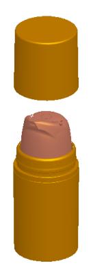 China Plastic Cosmetic Airless Bottles Piston Controlled Travel Friendly 15ml 30ml 50ml for sale