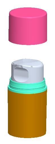 Quality Plastic Cosmetic Airless Bottles Lightweight 30ml 50ml 100ml 150ml 200ml for sale