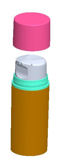 Quality Plastic Cosmetic Airless Bottles Lightweight 30ml 50ml 100ml 150ml 200ml for sale