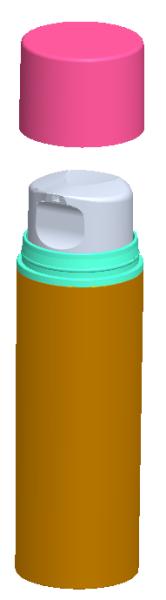 Quality Plastic Cosmetic Airless Bottles Lightweight 30ml 50ml 100ml 150ml 200ml for sale
