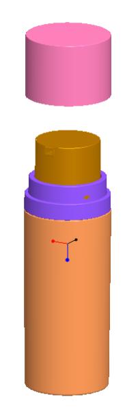 Quality Cylinder Plastic Cosmetic Airless Bottles 30ml/50ml Custom Printing Labeling for sale
