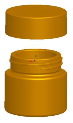 China PP Cosmetic Container Good Sealing PP Cream Jar 50ml 120ml 180ml for sale