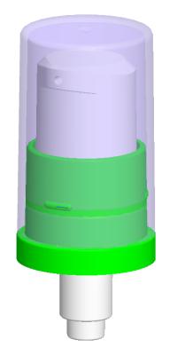 China PP Material Airless Cosmetic Pump M14 M18/410 M20/410 Leakage Proof for sale