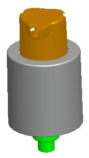 China OEM PP Airless Cosmetic Pump Leakage Proof M20/410 0.23cc Spray Volume for sale