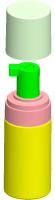 Quality Custom Printing Cosmetic Foamer Bottle With Pump Head 30ml 50ml for sale