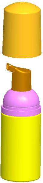 Quality 30ml 50ml PP Foamer Bottle Leakproof With Pump Head Cap for sale