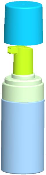Quality 150ml 100ml Foam Pump Bottle With Cap Spill Proof for sale