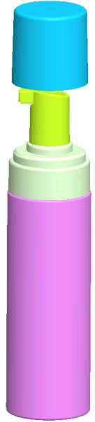 Quality Cylinder PP Cosmetic Foam Pump Bottles With Cap 180ml 200ml for sale