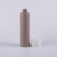 China Multiple Color Soft Touch Round Shape 250ml Cleansing Bottle With Disk Cap for sale