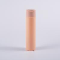 China Multiple Color Soft Touch Round Shape 250ml Cleansing Bottle With Disk Cap for sale