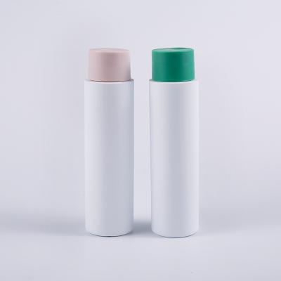 China Round Shape 360ml Cleansing Shampoo Body Washes Bottles With Disk Cap for sale