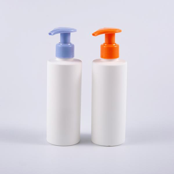 Quality Frost White Round 200ml PE Hand Wash Pump Lotion Cleansing Bottle for sale