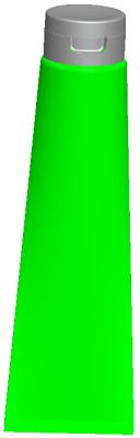 China Flip Top Cap PE Plastic Cosmetic Tube Lightweight 150ml For Sunscreen for sale