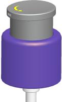 Quality M20/410 Twist Lock Lotion Pump Dispenser PP Material for Cosmetic Bottles for sale