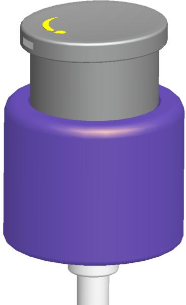 Quality M20/410 Twist Lock Lotion Pump Dispenser PP Material for Cosmetic Bottles for sale