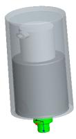 Quality M20/410 Plastic PP Airless Pump Cosmetics with Leakage Proof Cap for sale