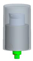 Quality Plastic PP Cosmetic Airless Pump Lightweight M20/410 For Serums for sale