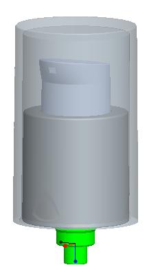 Quality Plastic PP Cosmetic Airless Pump Lightweight M20/410 For Serums for sale