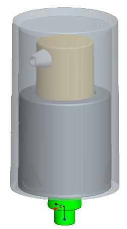Quality Plastic PP Cosmetic Airless Pump With Cap Corrosion Resistant M20/410 for sale