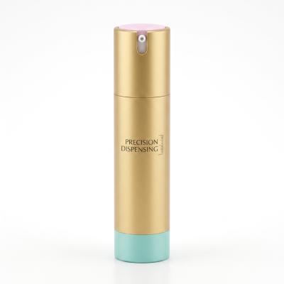 China Custom Printed PP Cosmetic Airless Bottles Precise Dosage Refillable 15ml 30ml 50ml 100ml for sale