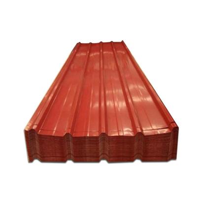 China 0.15-0.8mm Tipo T Hoja de techo prepintada Hoja de techo corrugada de zinc en venta