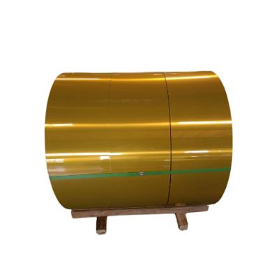 Cina AA1070 Lega Oro Colore Specchio Superficie Materiale Alluminio Riflettore Luce in vendita