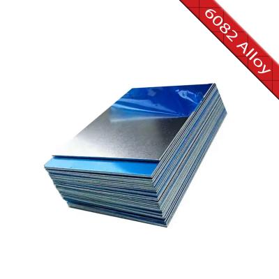 China 6xxx series 6082 Aluminum Alloy Sheet 5x10 Aluminum Sheet for sale