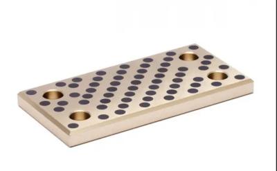 Cina Copper Alloy Brass Graphite Lube Plate Solid Lubrication Maintenance Free in vendita