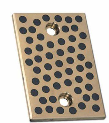 Cina Copper Alloy Brass Graphite Lube Plate Solid Lubrication Maintenance Free in vendita