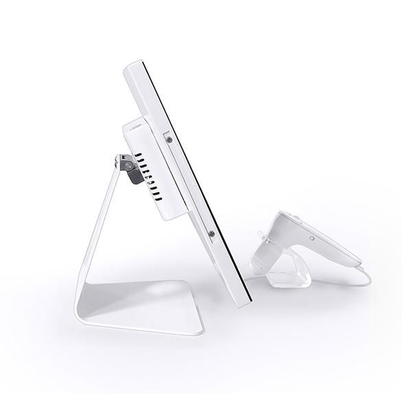 Technical view of hair analyzer components