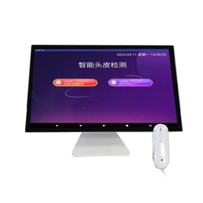 China 70x 200x Magnification Hair Analyzer Machine 18.5 Inch Screen Scalp Analysis Machine for sale