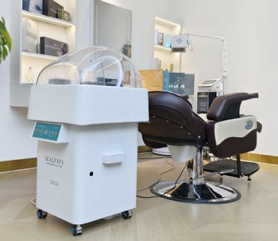 China Salon Calming Fragrance Hair Spa Machine 1500W Hydrating Water Cycle Tech for sale