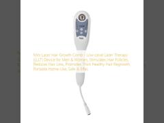 Mini Laser Hair Growth Comb - Low-Level Laser Therapy (LLLT) Device for Men & Women, Stimulates Hair Follicles, Reduces Hair Loss, Promotes Thick Healthy Hair Regrowth, Portable Home-Use, Safe & Effec