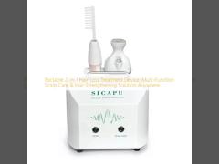 Portable 2-in-1 Hair Loss Treatment Device: Multi-Function Scalp Care & Hair Strengthening Solution Anywhere