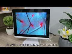 15 Inch HD Three Spectrum Hair Analyzer Machine Home Salon Hair Health Analyzer