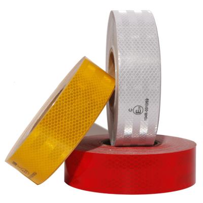 China Clear Reflective Reflector ECE 104r Adhesive Safety Marking Tape For Vehicle for sale