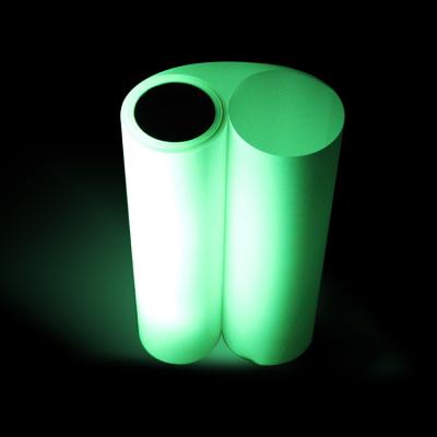 China Printable Luminescent Glow in the dark marking tape photoluminescent film for sale